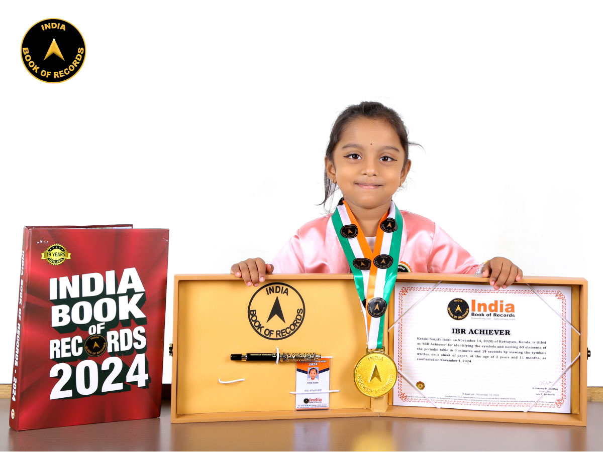 Ketaki Surjith - IBR Achiever - India Book of Records