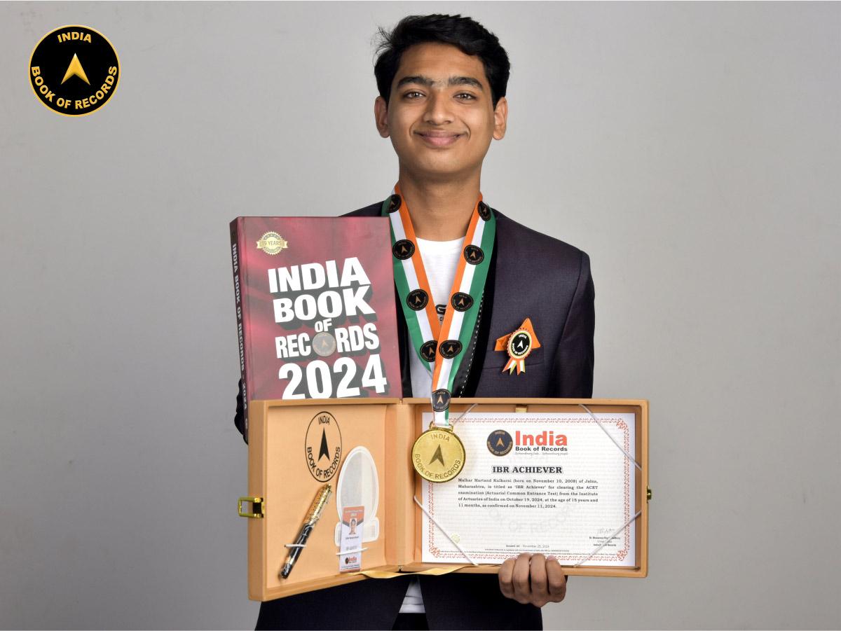Malhar Martand Kulkarni - IBR Achiever - India Book of Records