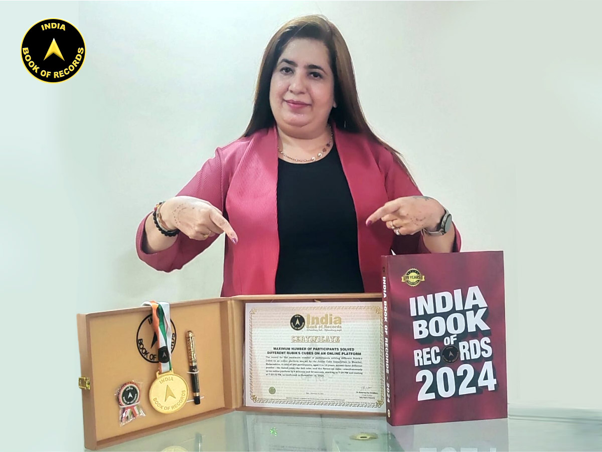 Maximum Number of Participants Solved Different Rubik's Cubes - India ...