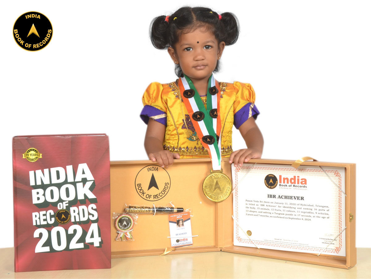 Pasam Veda Sri - IBR Achiever - India Book of Records