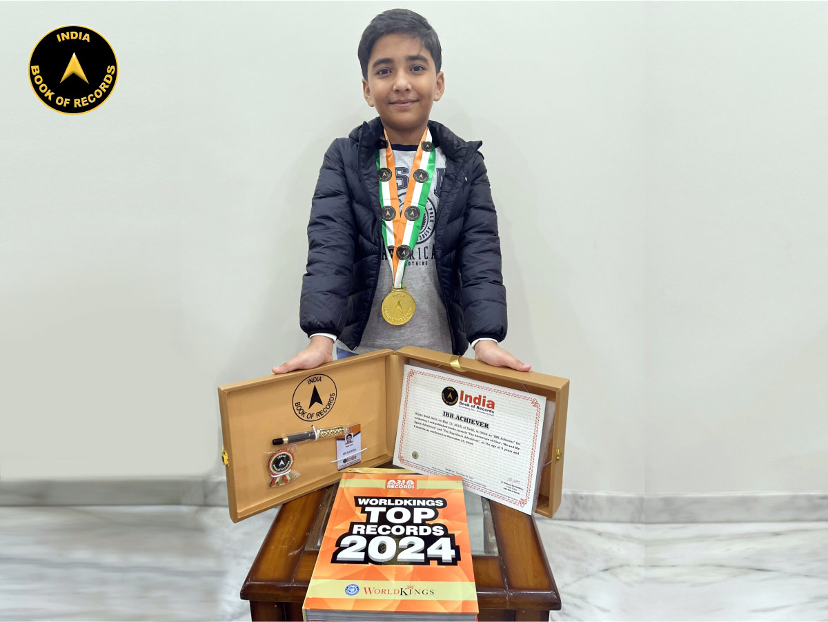 Seyan Sood - IBR Achiever - India Book of Records