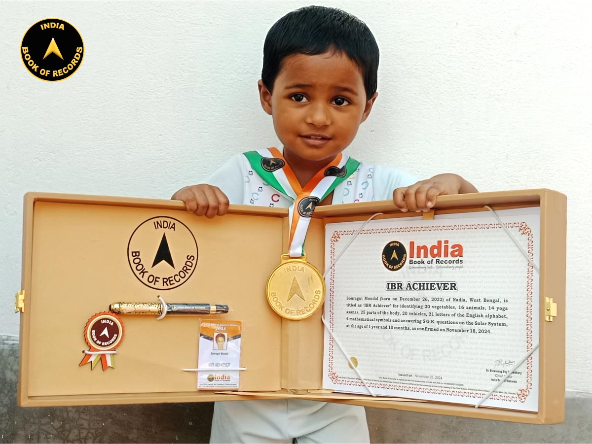 Souragni Mondal - IBR Achiever - India Book of Records