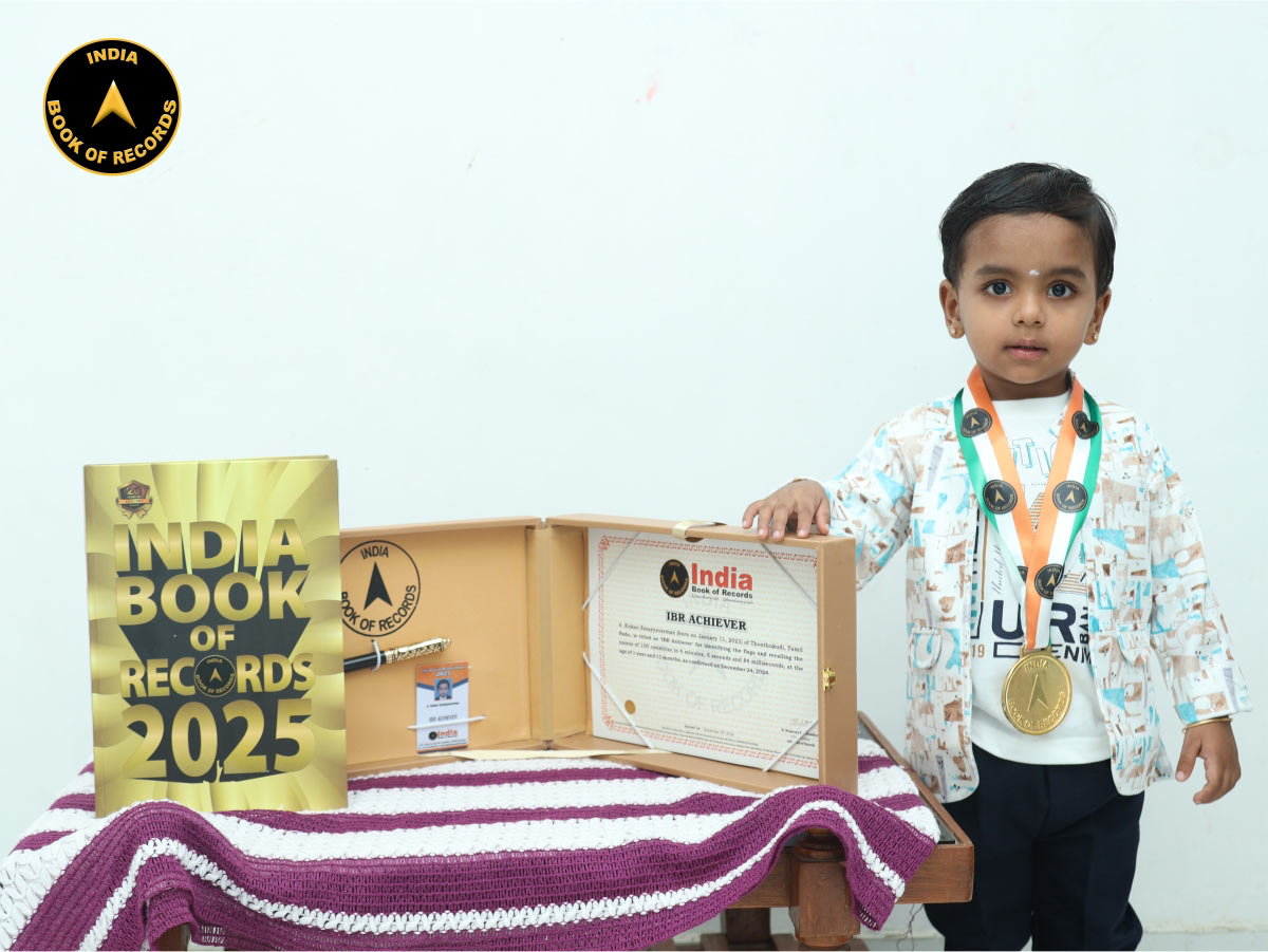 A. Kukan Emayyavarman - IBR Achiever - India Book of Records