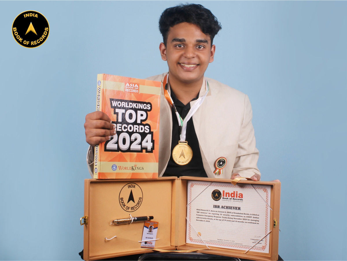 Abdul Razack K.T. - IBR Achiever - India Book of Records