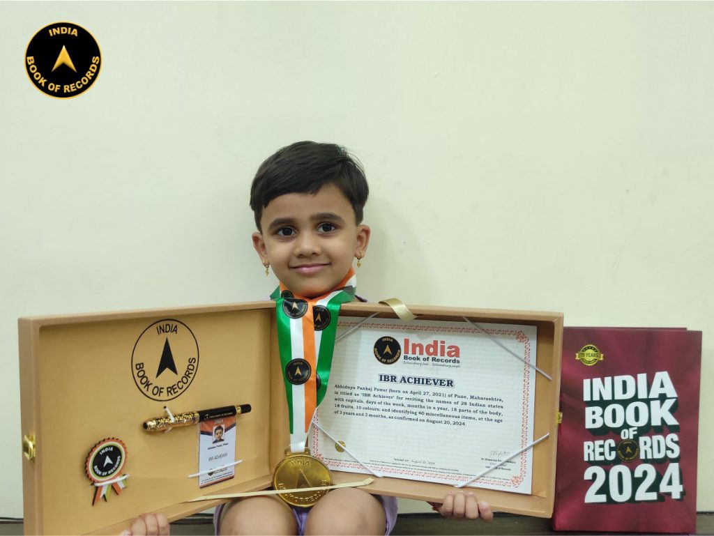 Abhidnya Pankaj Pawar - IBR Achiever - India Book of Records
