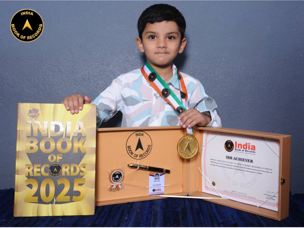 Abhinav Jawali - IBR Achiever - India Book of Records