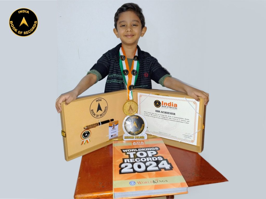 Abner George Basil - IBR Achiever - India Book of Records
