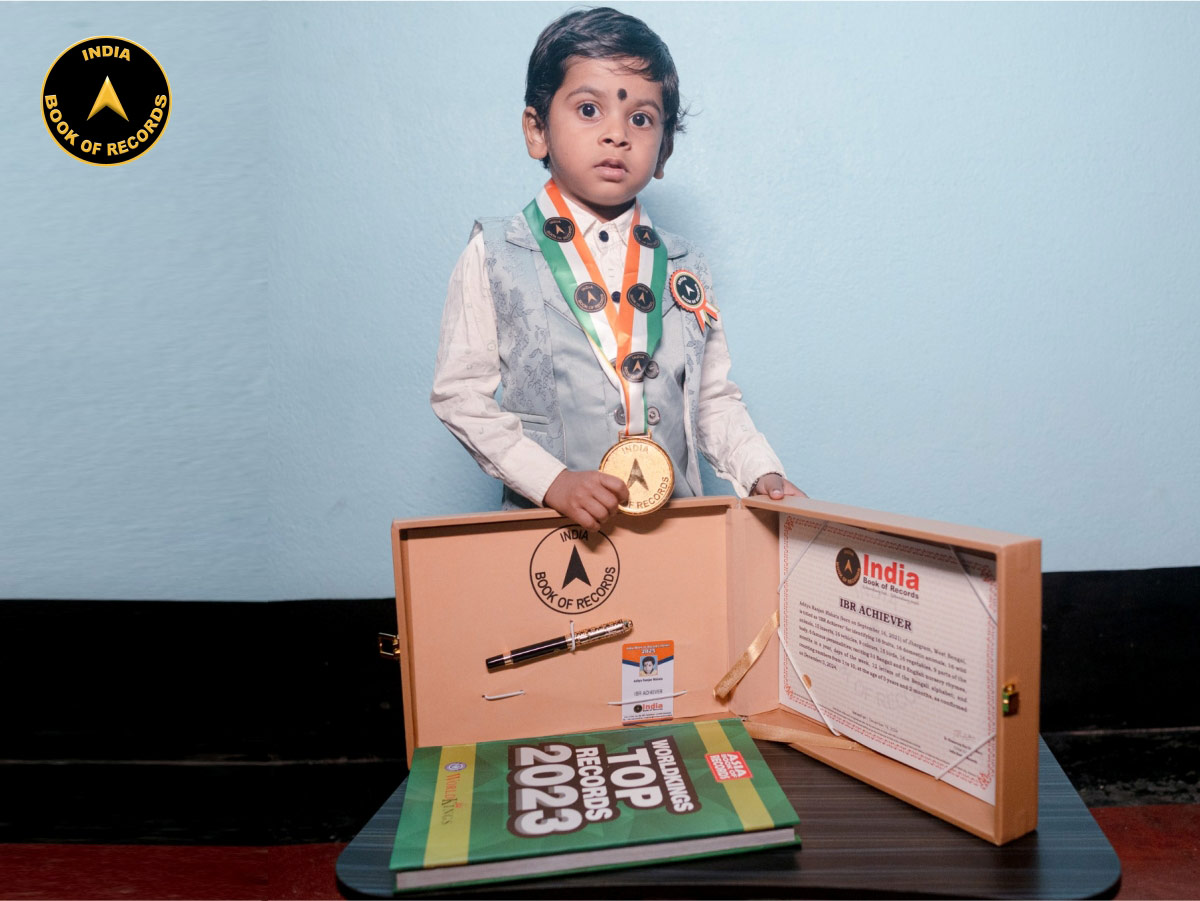 Aditya Ranjan Mahata - IBR Achiever - India Book of Records