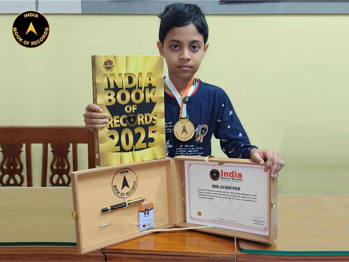 Anamitra Nanda - IBR Achiever - India Book of Records