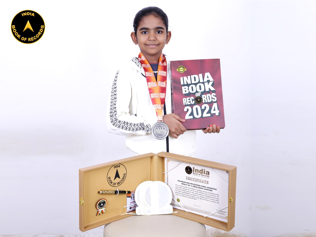 Maximum multiplication sum answered orally by child while dancing