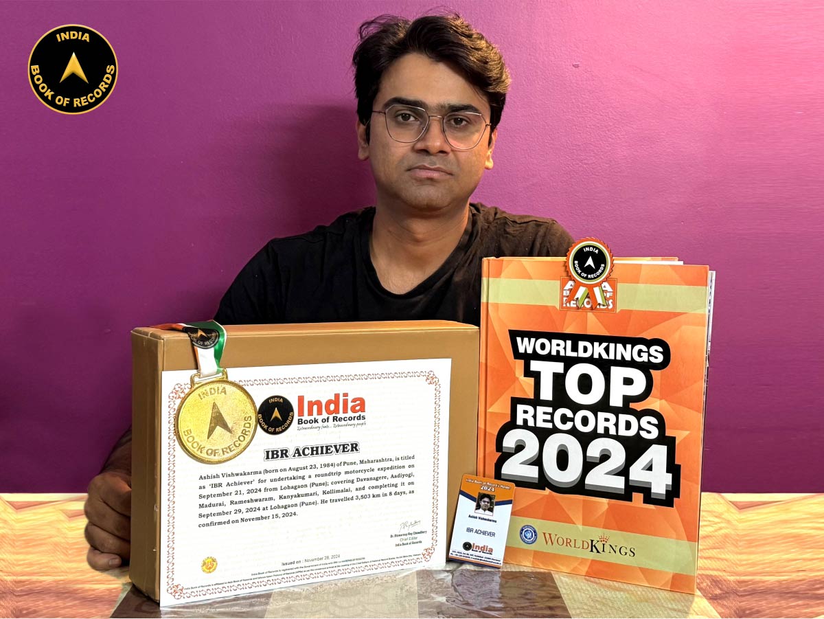 Ashish Vishwakarma - IBR Achiever - India Book of Records