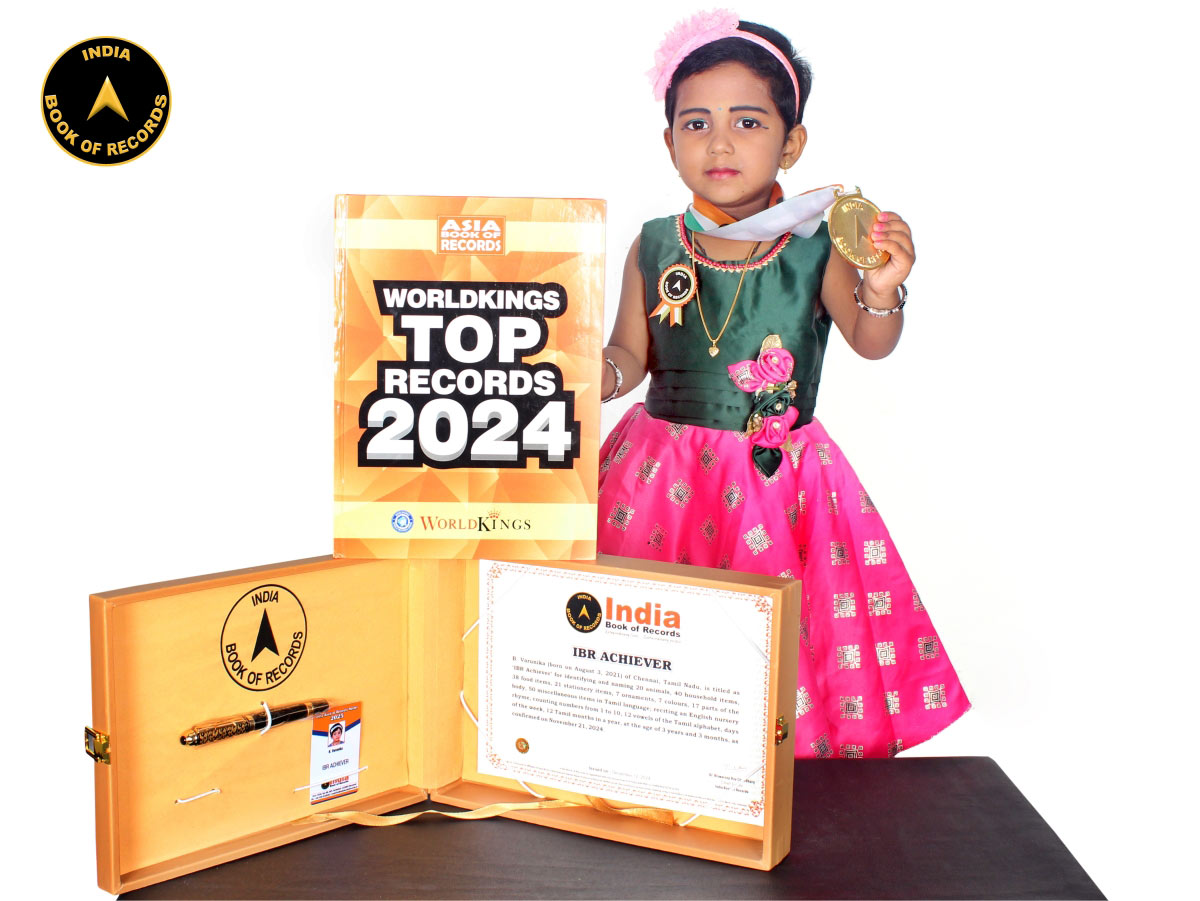 B. Varunika - IBR Achiever - India Book of Records