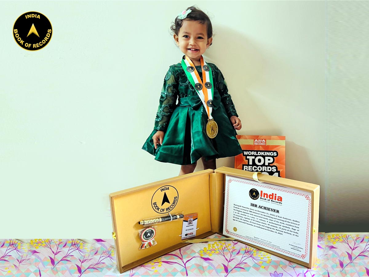 Bantupalli Namritha - IBR Achiever - India Book of Records