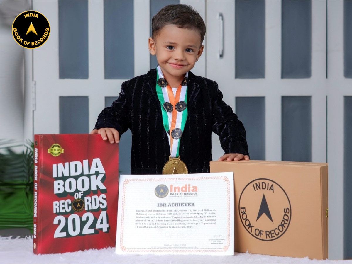 Bhavya Rohit Bedmutha - IBR Achiever - India Book of Records