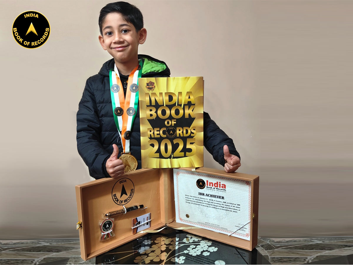 Diven Jain - IBR Achiever - India Book of Records