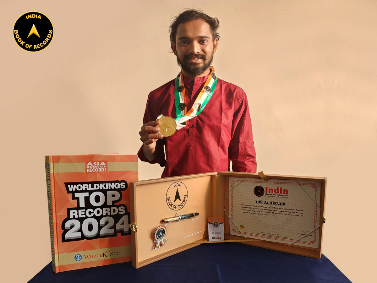 Gaurav Pawar - IBR Achiever - India Book of Records