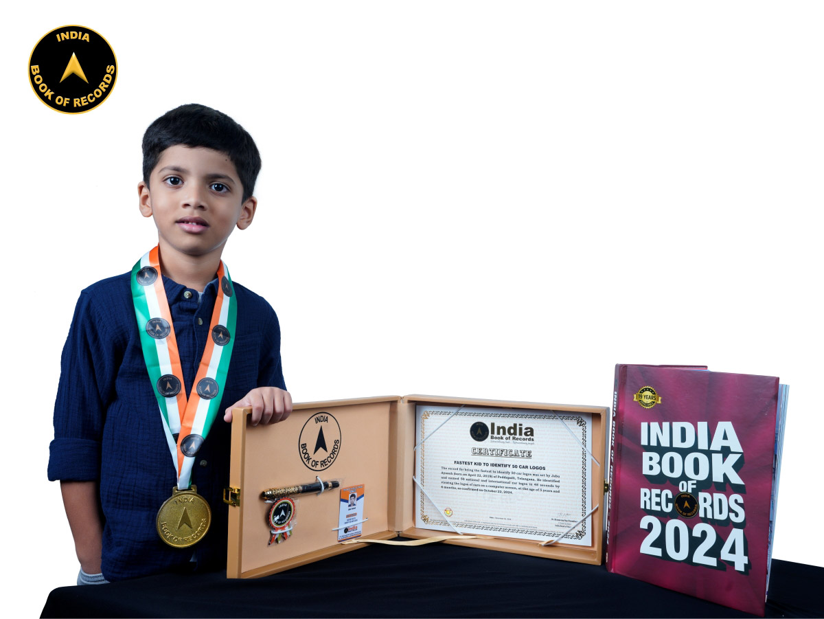 Fastest kid to identify 50 car logos - India Book of Records