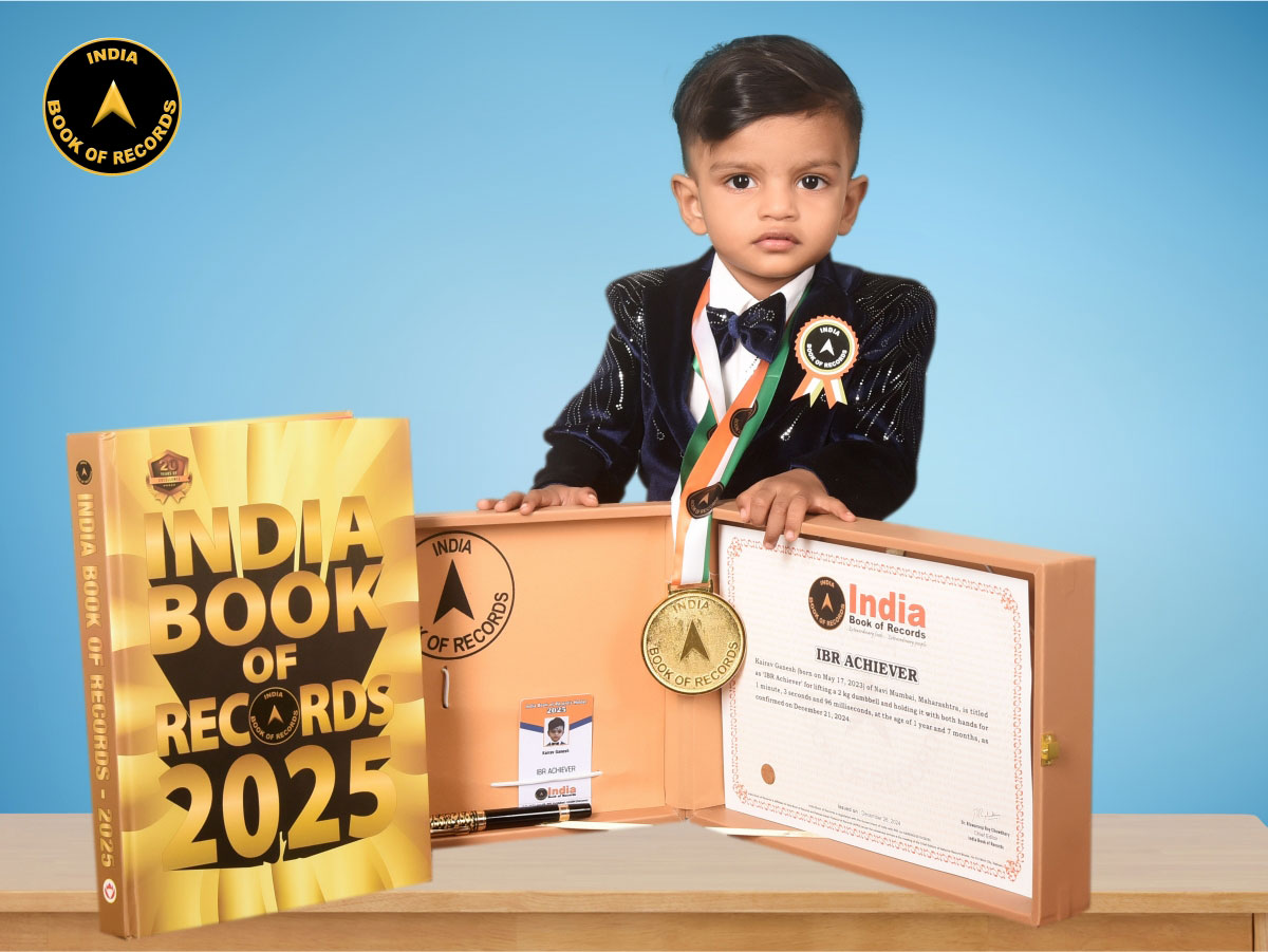 Kairav Ganesh - IBR Achiever - India Book of Records