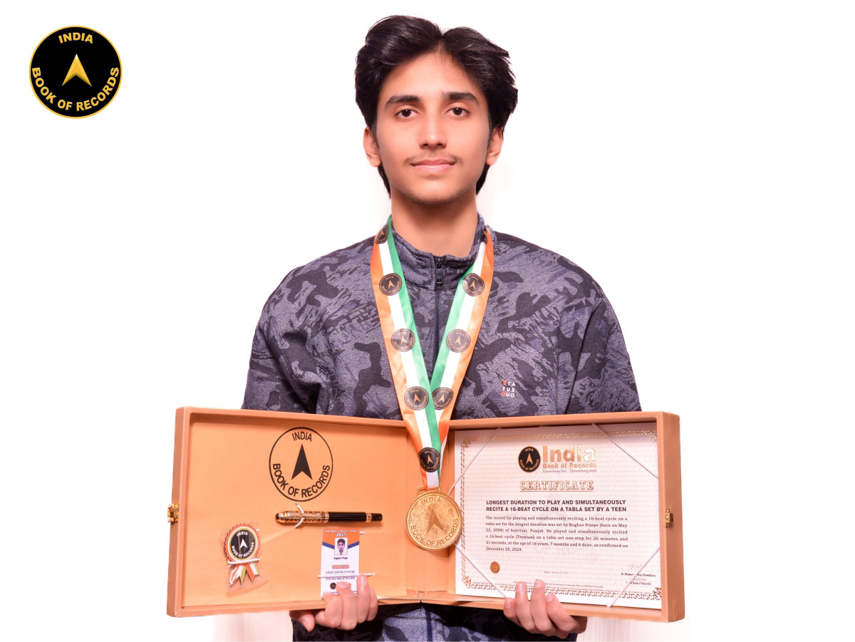 Longest duration to play and simultaneously recite a 16-beat cycle on a ...