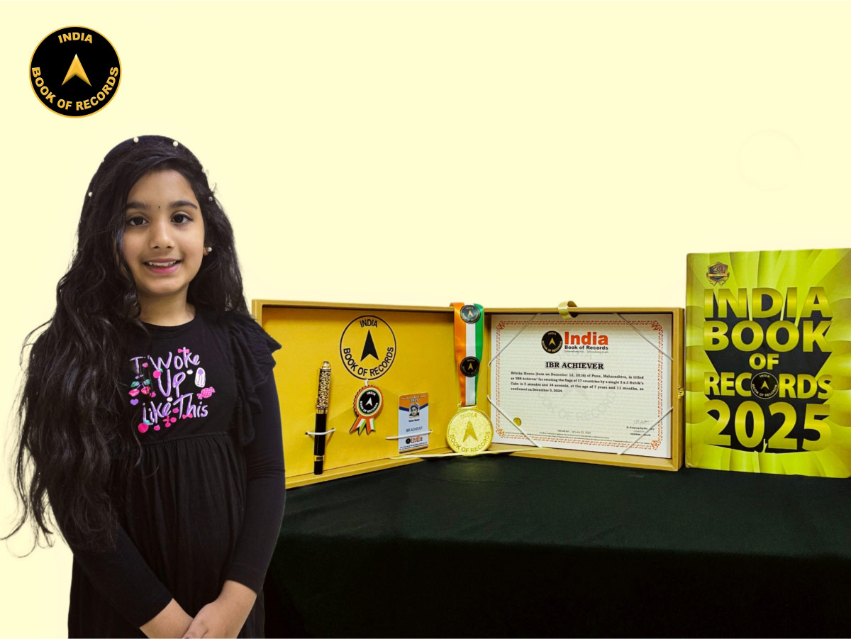 Ritvika Menon - IBR Achiever - India Book of Records
