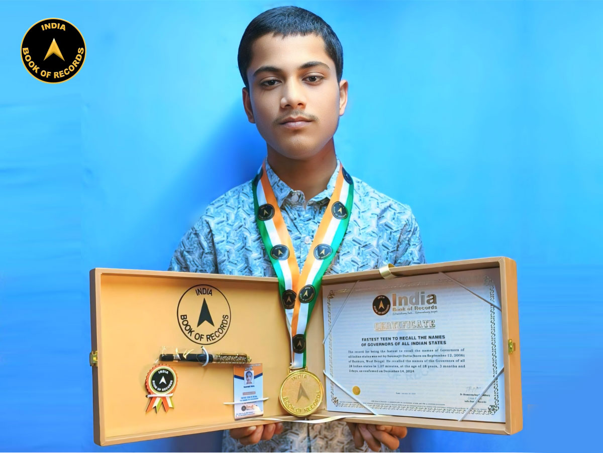 Fastest teen to recall the names of Governors of all Indian states ...