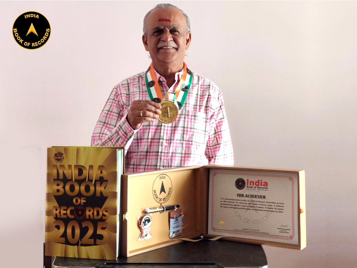T. R. Jeyachandran - IBR Achiever - India Book of Records