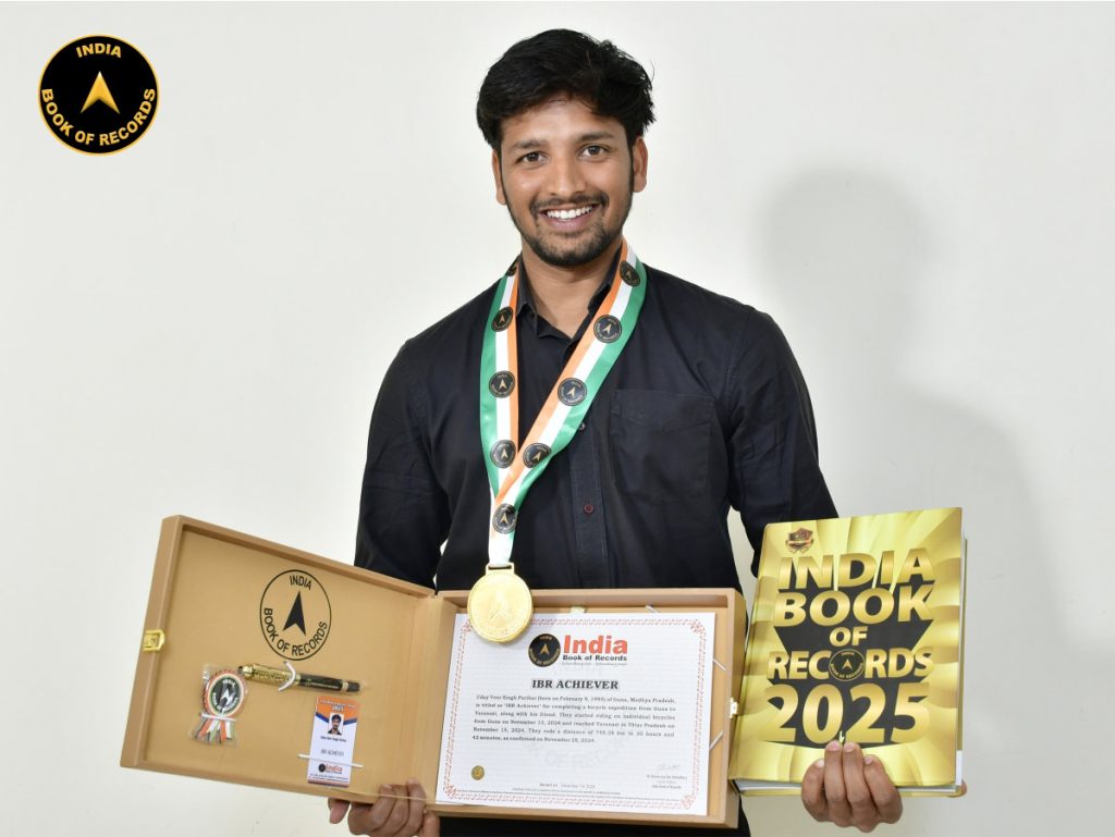 Uday Veer Singh Parihar - IBR Achiever - India Book of Records