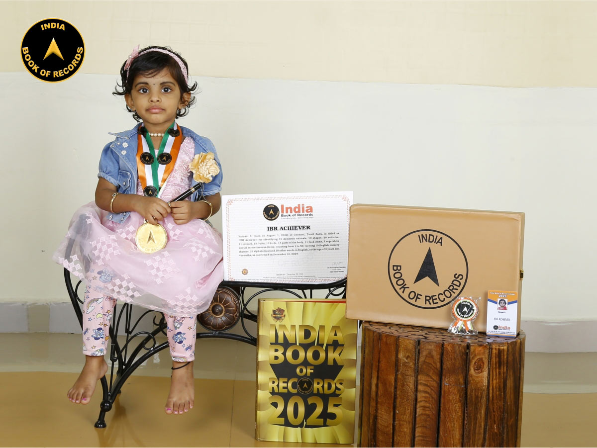 Varnavi S. - IBR Achiever - India Book of Records