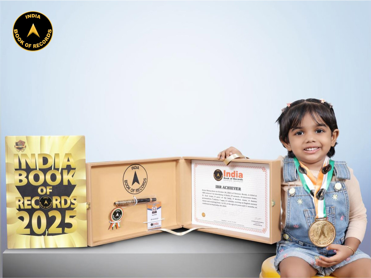 Aeyza Mehaq - IBR Achiever - India Book of Records