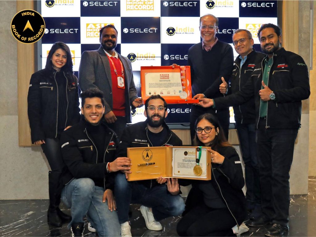 Fastest 0-100 km/h acceleration by a sports car on a salt-lake