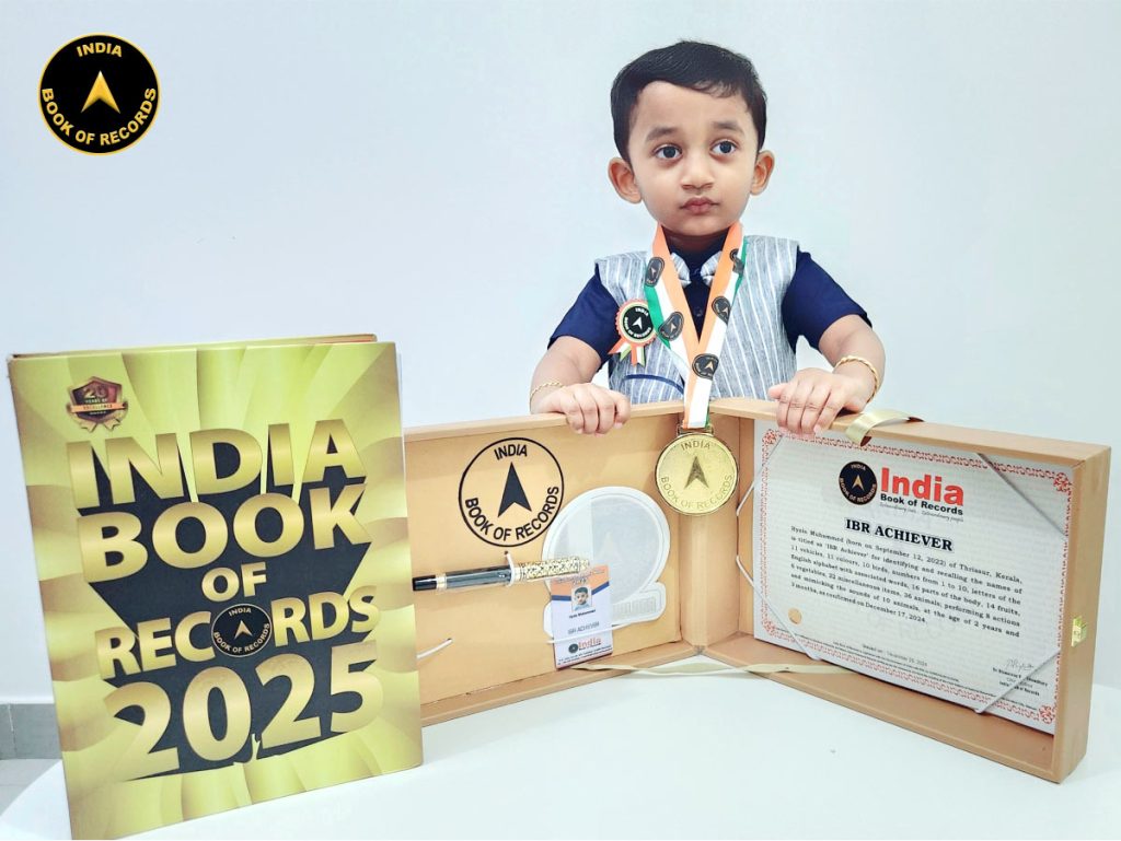 Hyzin Muhammed - IBR Achiever - India Book of Records