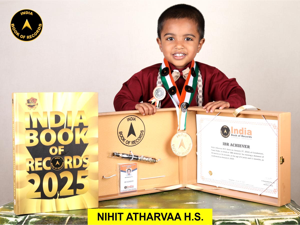 Nihit Atharvaa H.S. - IBR Achiever - India Book of Records