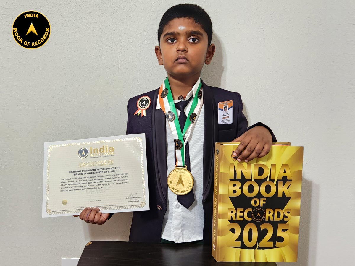 Maximum inventors with inventions named in one minute by a kid - India ...