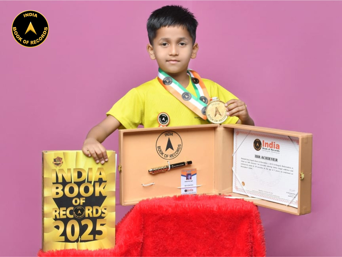 Samyak Sarju Ingole - IBR Achiever - India Book of Records