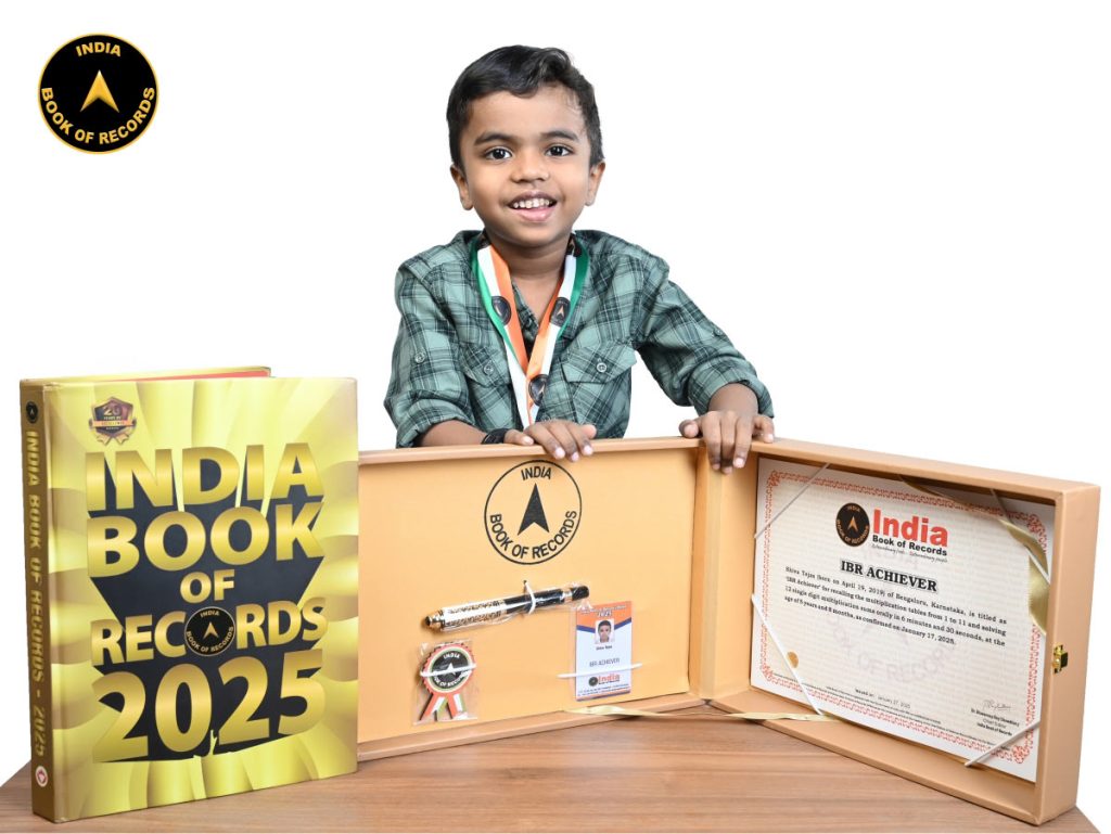 Shiva Tejas - IBR Achiever - India Book of Records