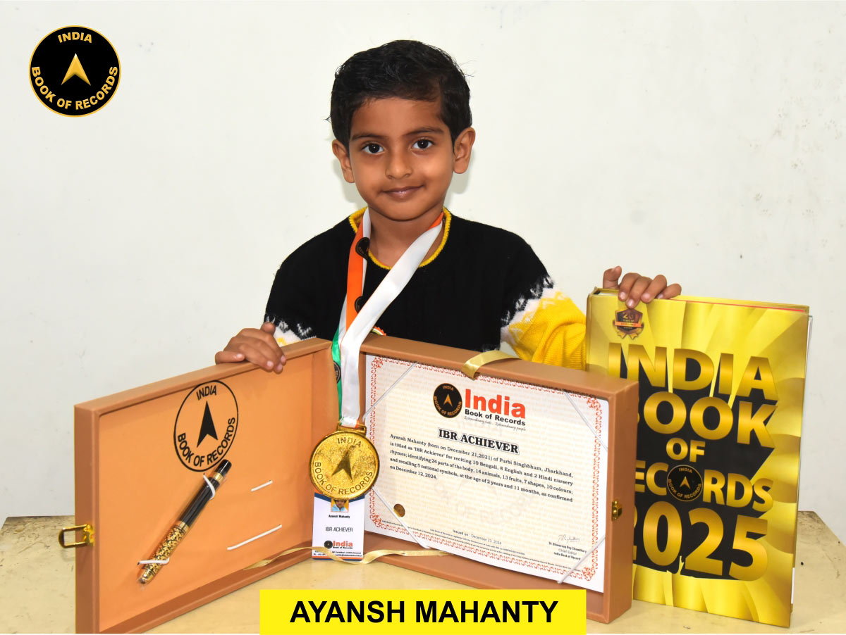 Ayansh Mahanty - IBR Achiever