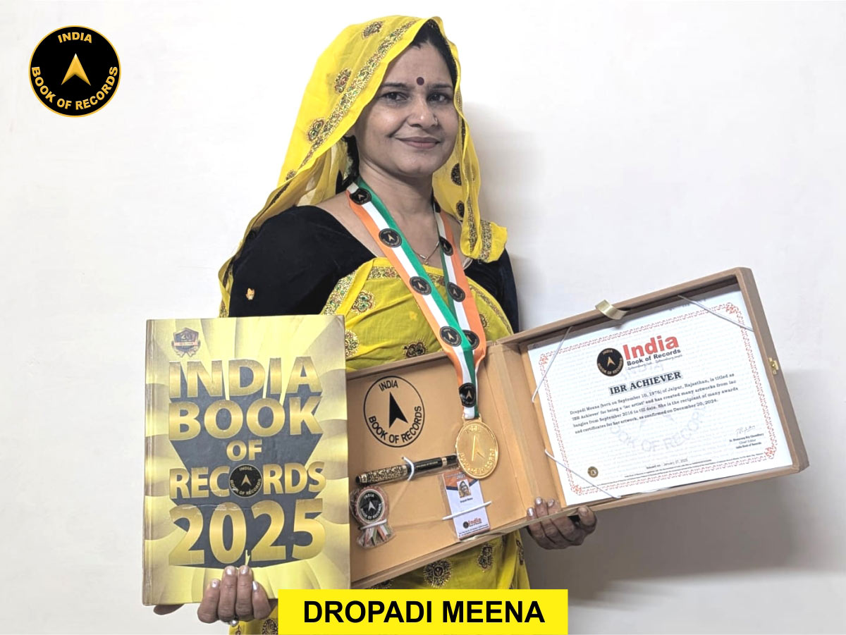 Dropadi Meena - IBR Achiever - India Book of Records
