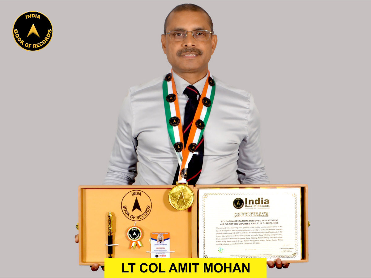 Solo qualification achieved in maximum Air Sport disciplines and sub disciplines