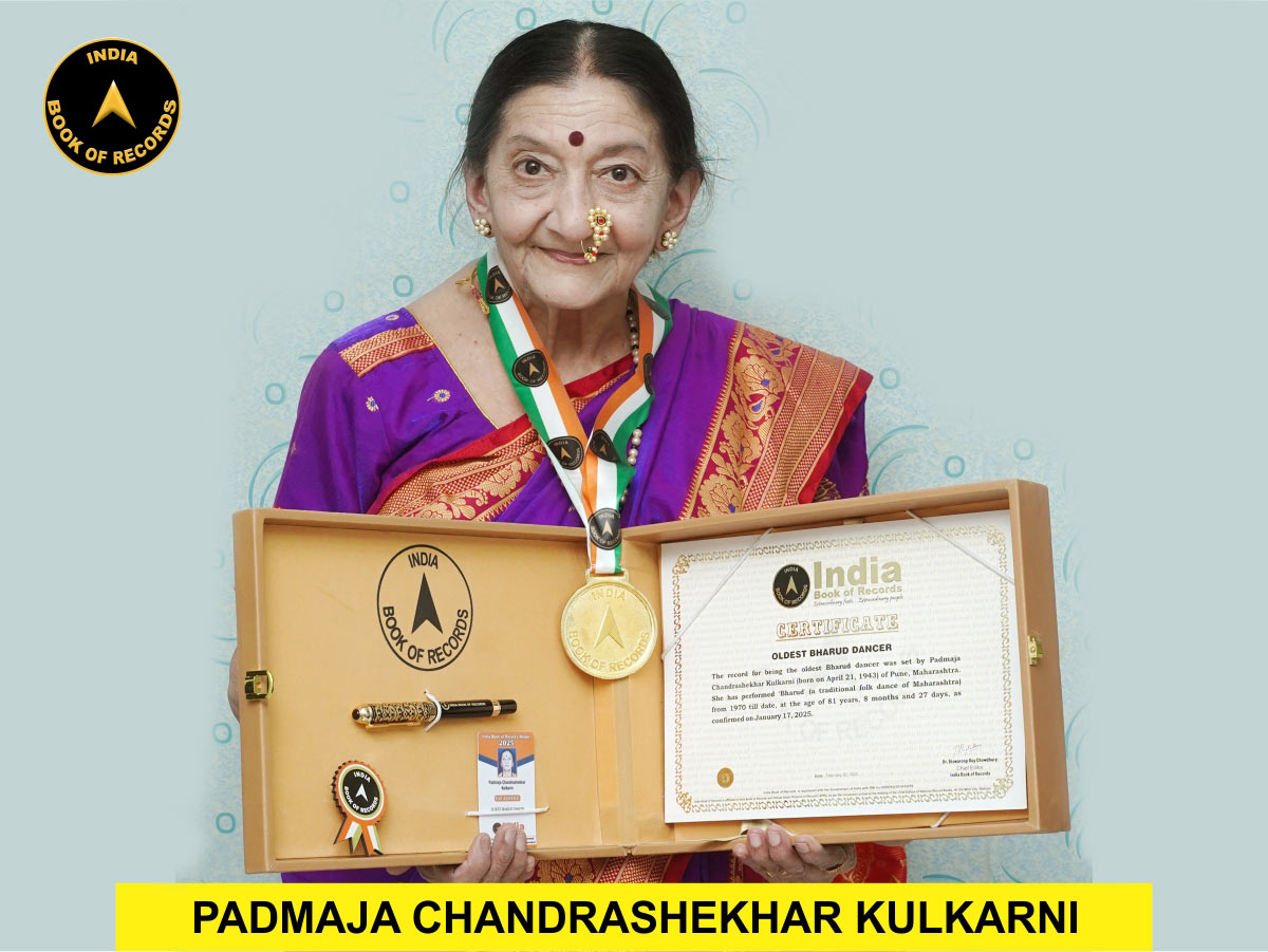 Oldest Bharud dancer - India Book of Records