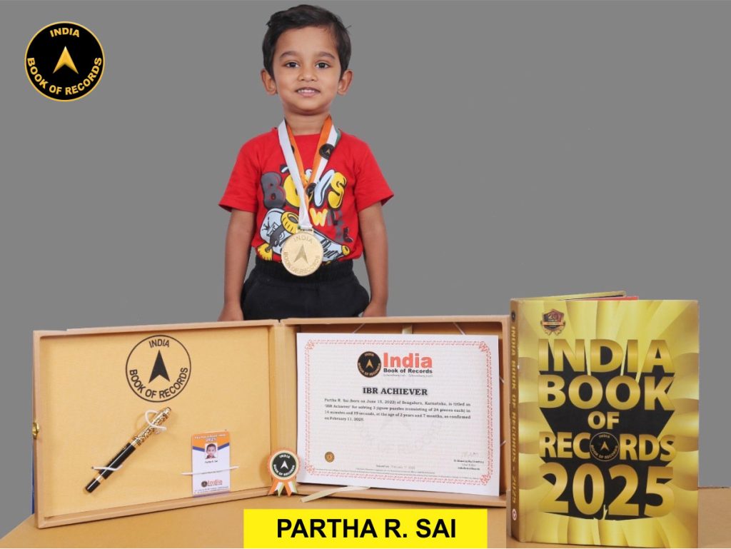 Partha R. Sai - IBR Achiever - India Book of Records