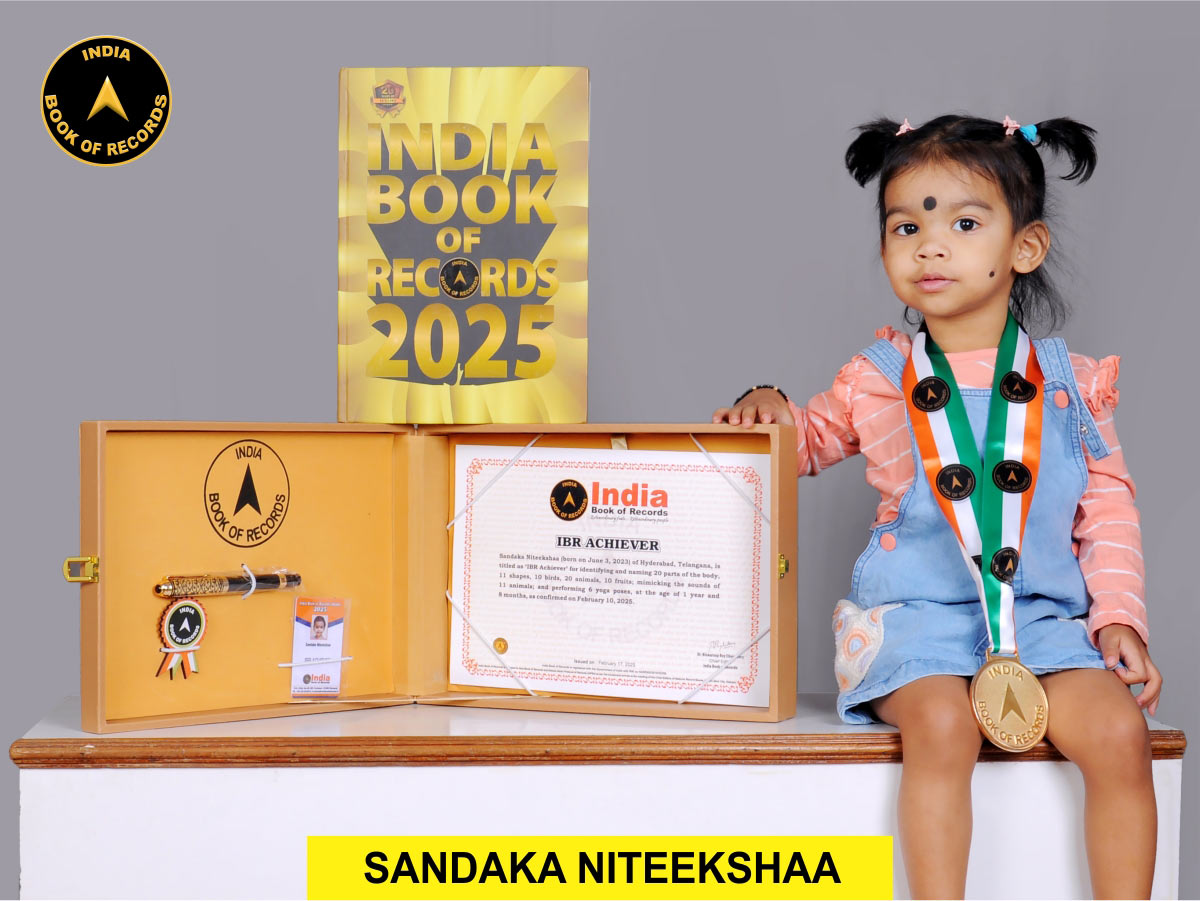 Sandaka Niteekshaa - IBR Achiever - India Book of Records