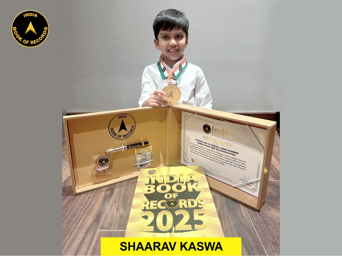 Fastest kid to recite large number names from one to googolplex - India ...