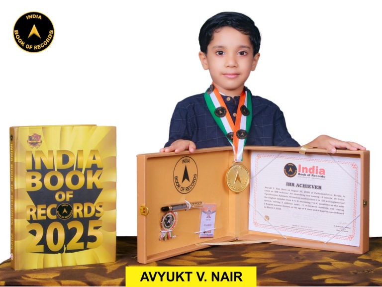 Avyukt V. Nair - IBR Achiever