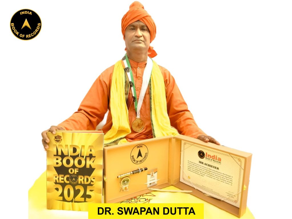 Dr. Swapan Dutta - IBR Achiever - India Book of Records