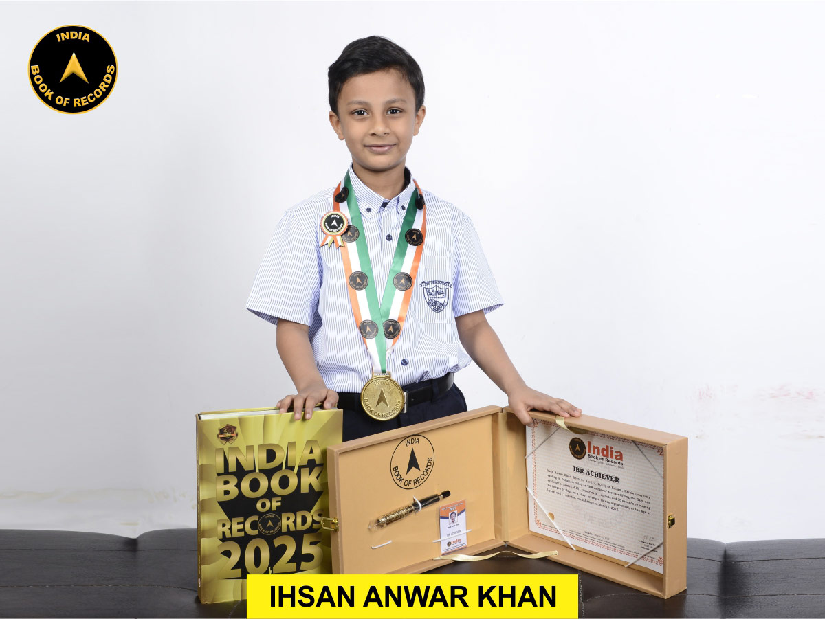 Ihsan Anwar Khan - IBR Achiever - India Book of Records