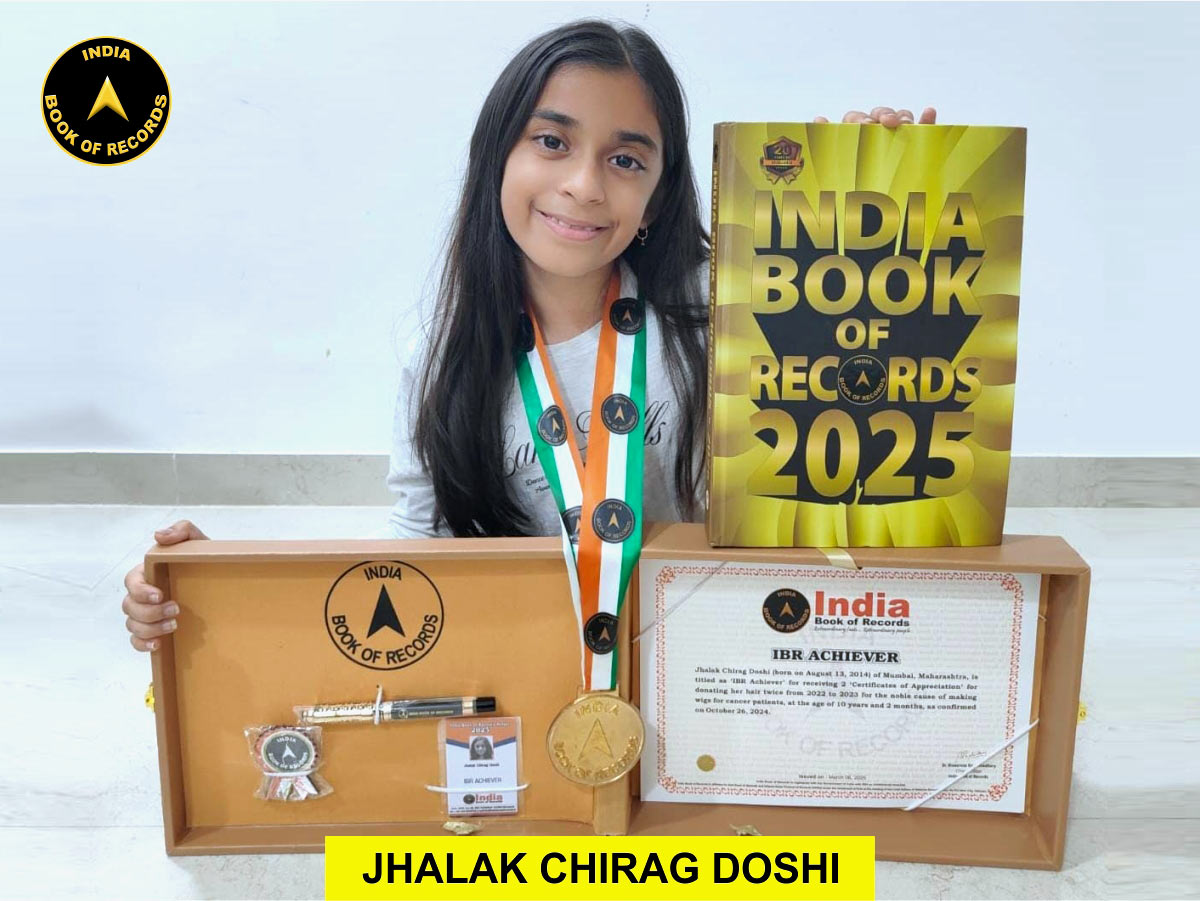 Jhalak Chirag Doshi - IBR Achiever
