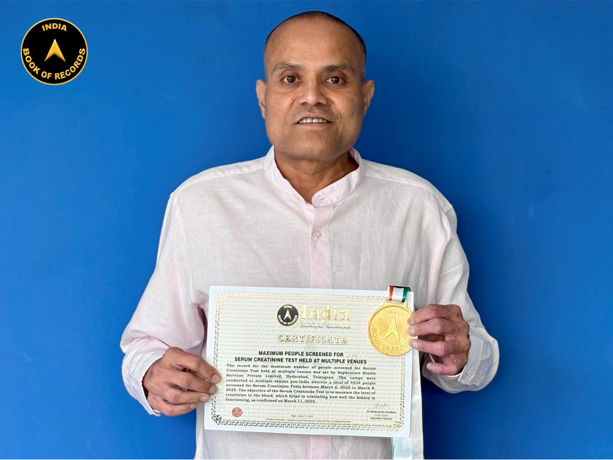 Maximum People Screened for Serum Creatinine Test