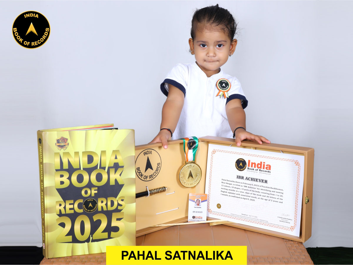 Pahal Satnalika - IBR Achiever - India Book of Records