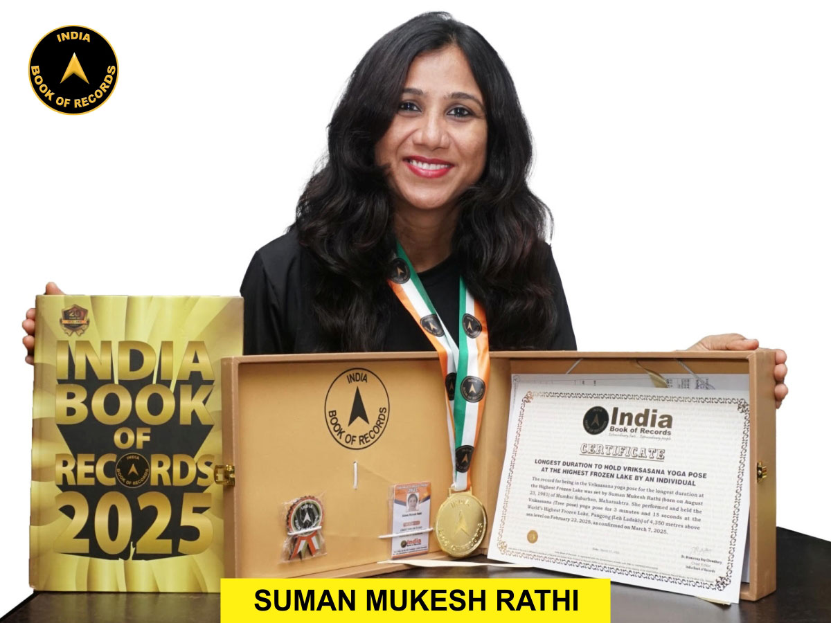 Longest duration to hold Vriksasana yoga pose