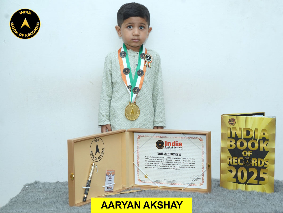Aaryan Akshay - IBR Achiever